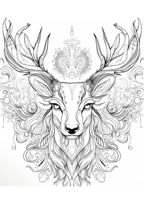 Adult Animal Coloring 8 Pages A4 – Art3lier