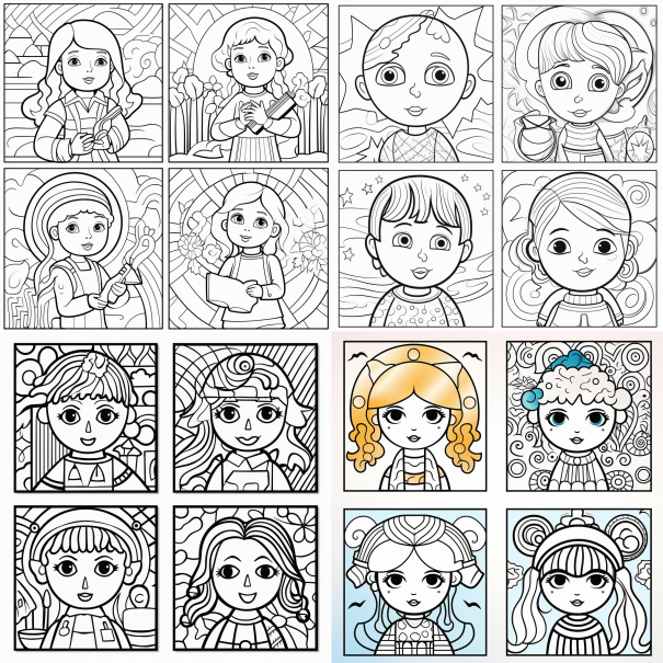 Coloring 1 Pages A4 – Art3lier